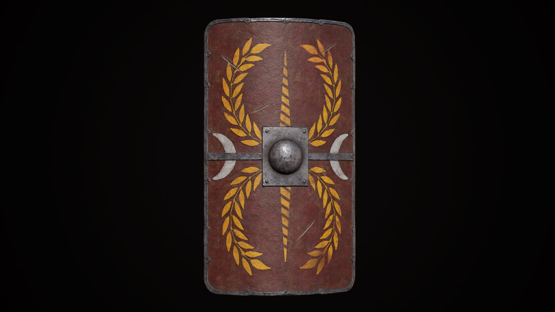 3D Model Roman Shield - Scutum A - TurboSquid 1971657