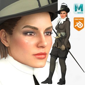 Characters Western 3D Models for Download | TurboSquid
