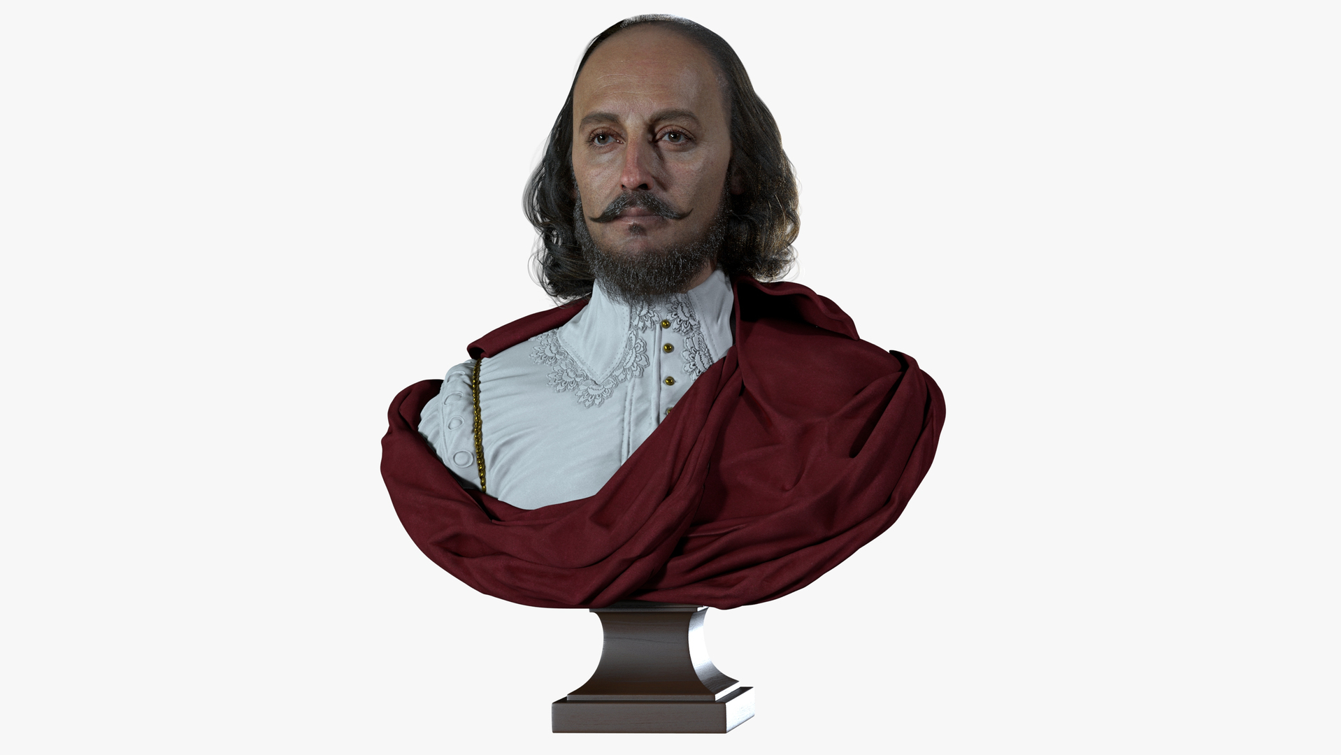 Shakespeare Bust 3D Model - TurboSquid 2219707