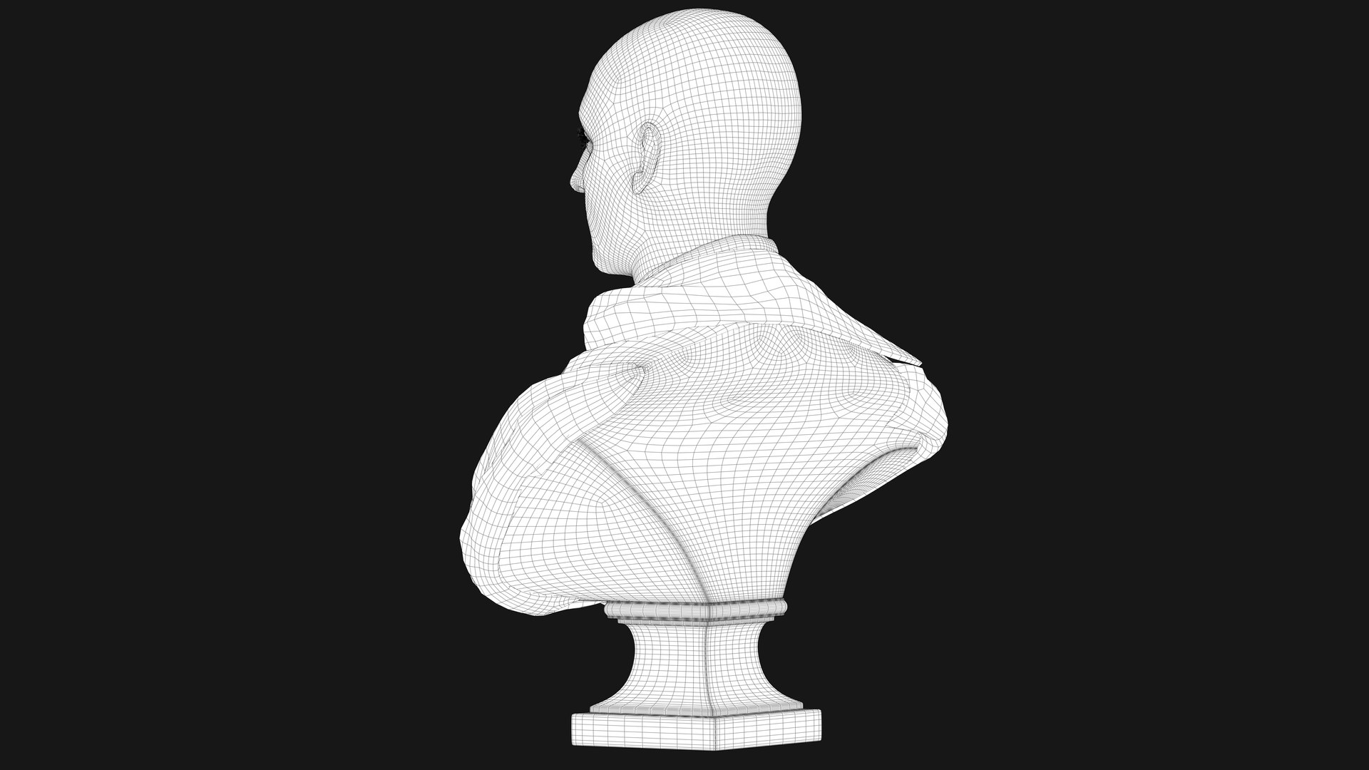 Shakespeare Bust 3D Model - TurboSquid 2219707