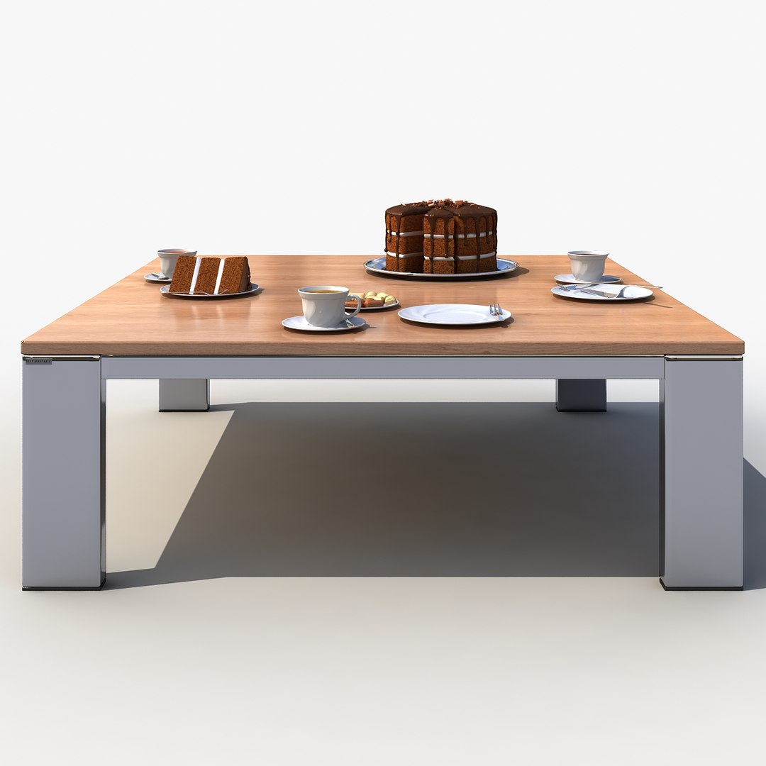 3d Model Set Coffee Table