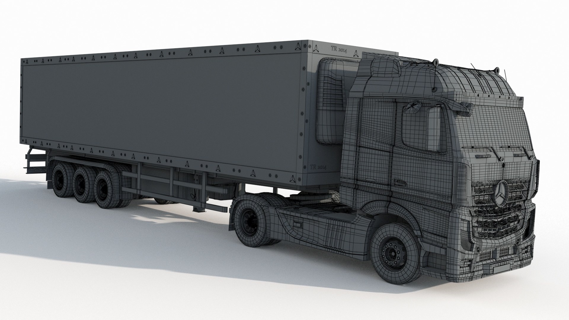 Mercedes Actros 3D Model - TurboSquid 1895153