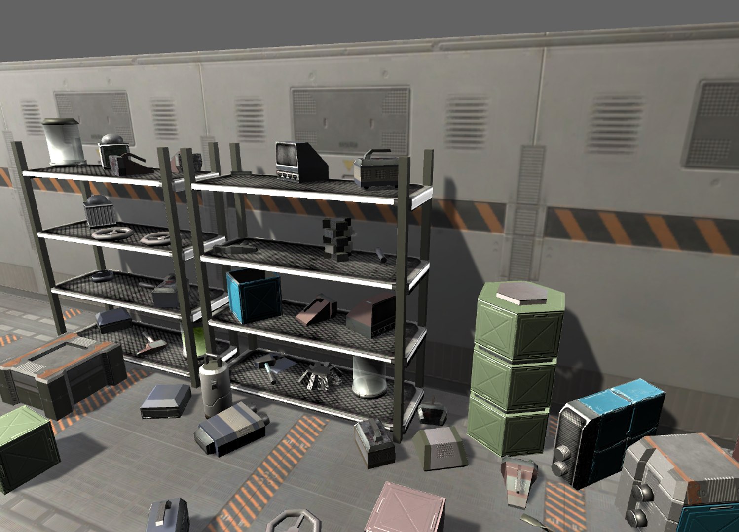 Sci-fi Objects Pack 1 3D - TurboSquid 1714848