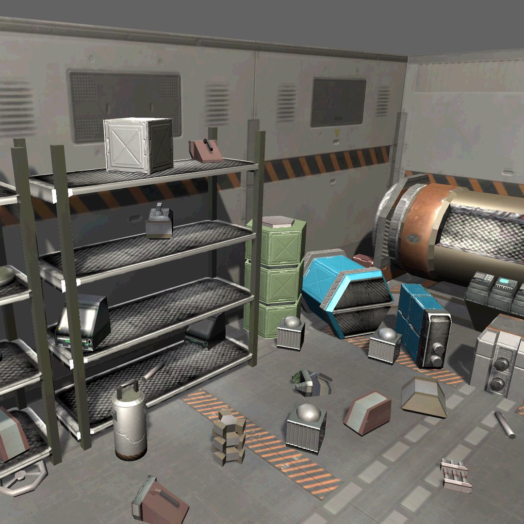 Sci-fi Objects Pack 1 3D - TurboSquid 1714848