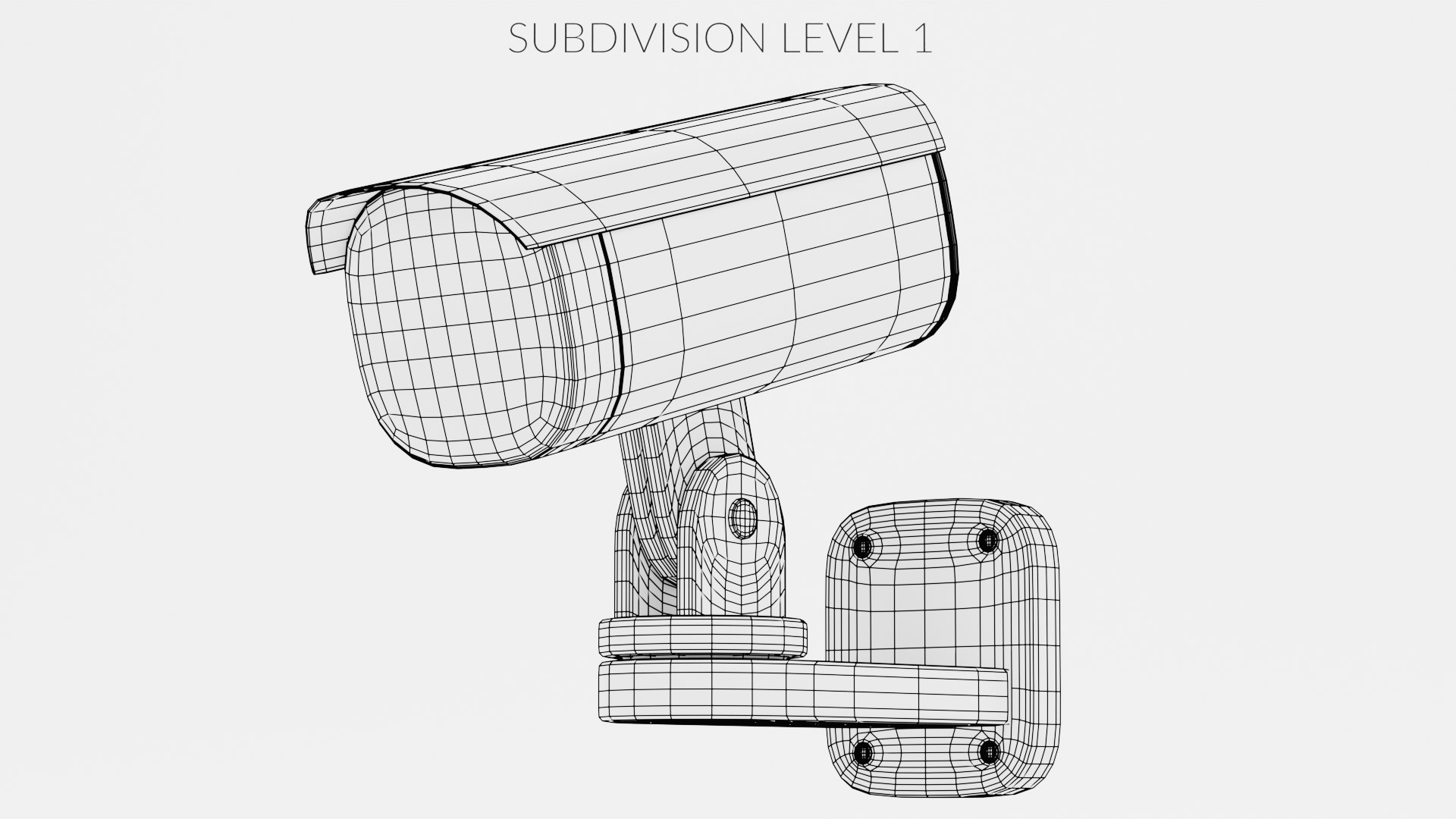 3D IP Camera Wall - TurboSquid 2122426