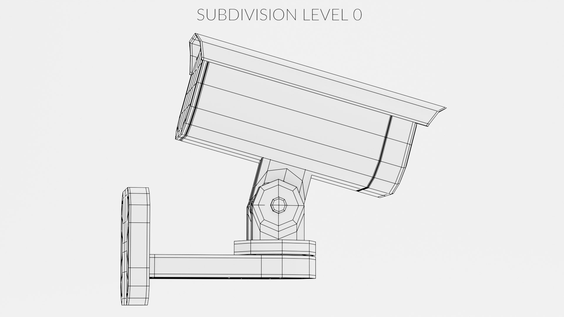 3D IP Camera Wall - TurboSquid 2122426