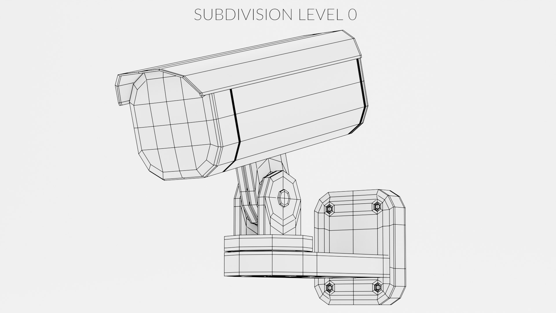 3D IP Camera Wall - TurboSquid 2122426