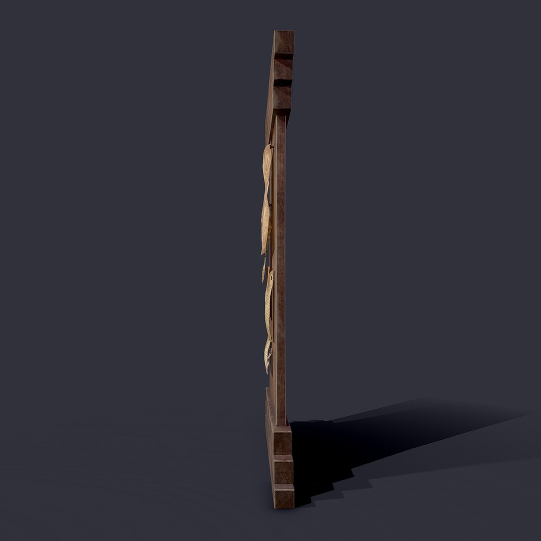 Worn Medieval Notice Board 3D Model - TurboSquid 1443368