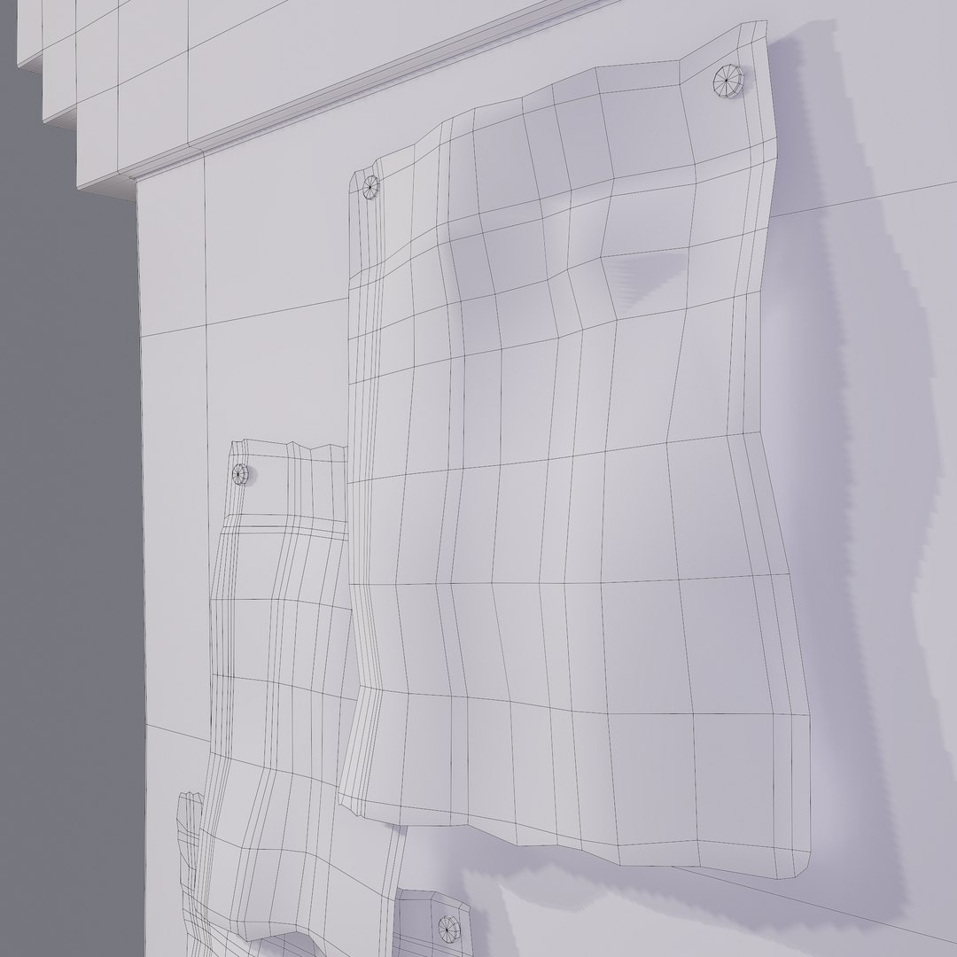 Worn medieval notice board 3D model - TurboSquid 1443368