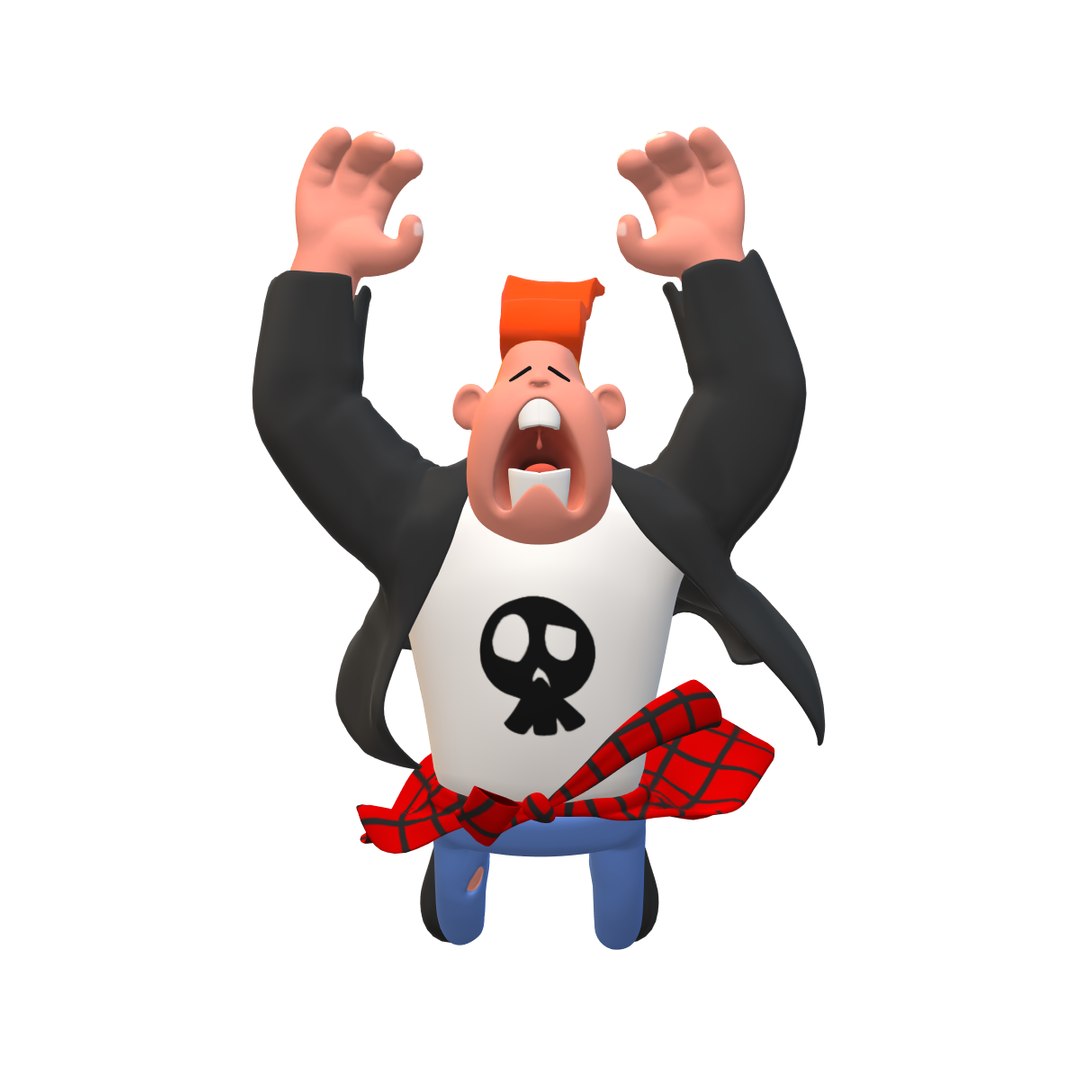 3D Grunge Character - TurboSquid 2366440