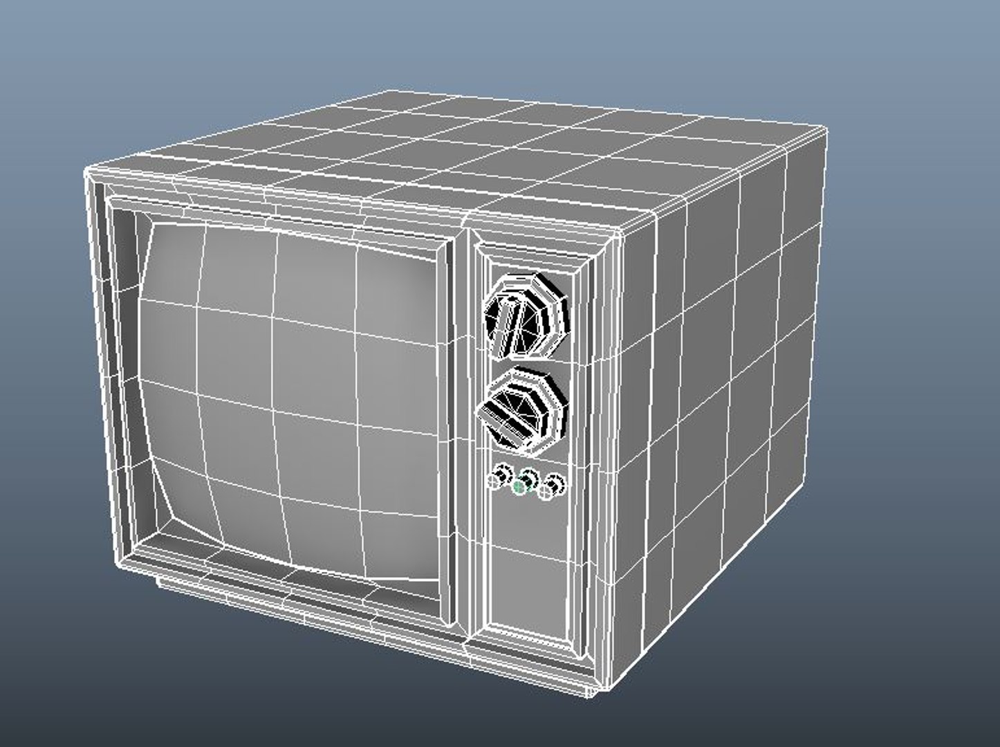 Tv 1970s 3D Model - TurboSquid 1387198