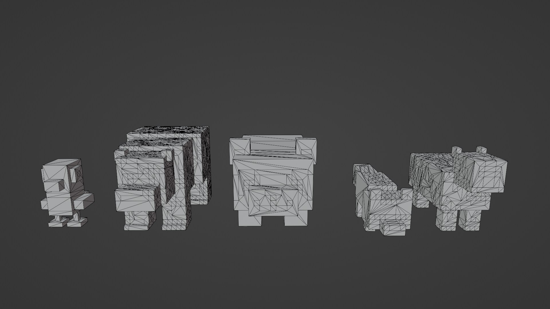 Minecraft Animals 3D - TurboSquid 2143450