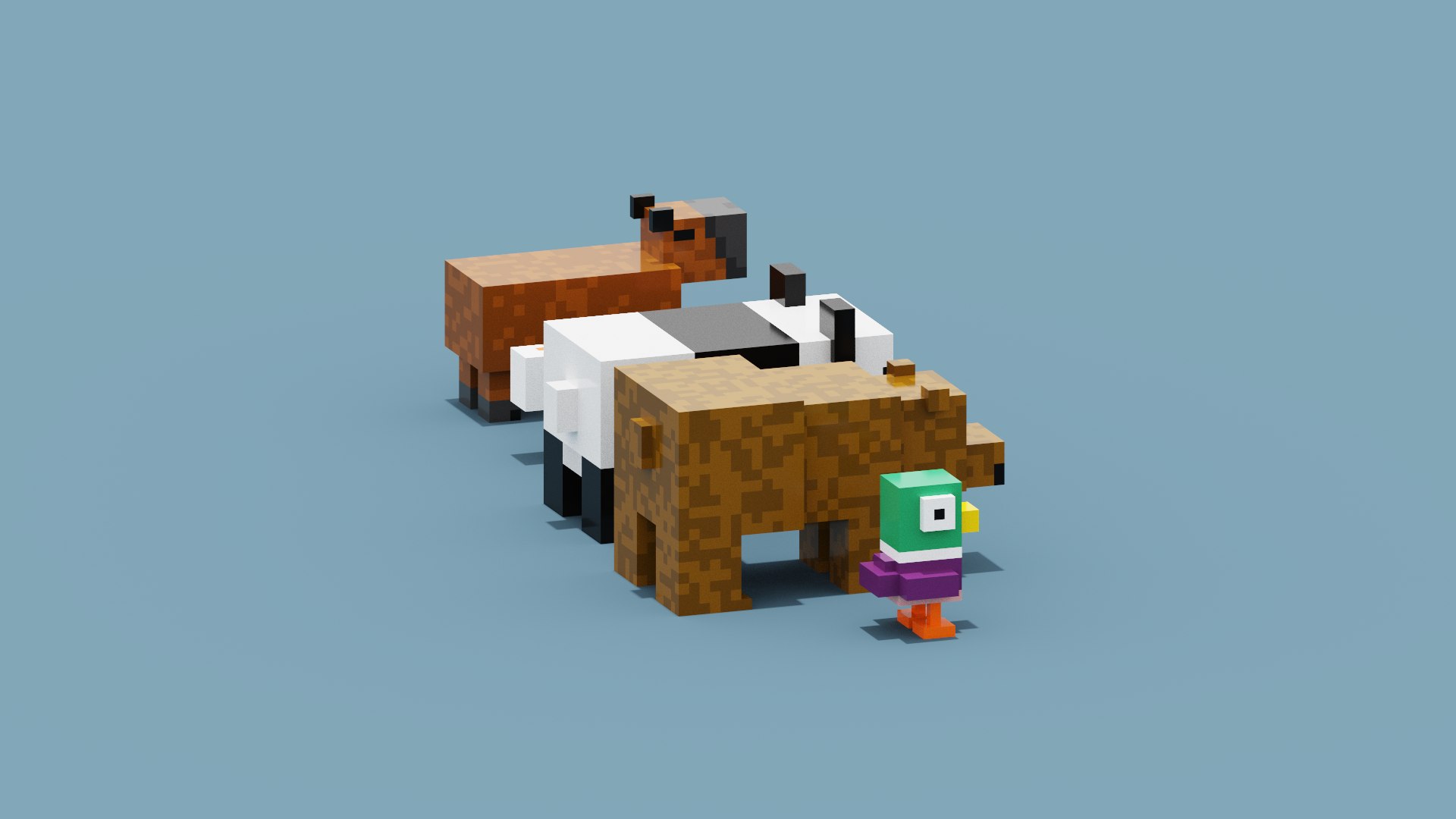 Minecraft Animals 3D - TurboSquid 2143450