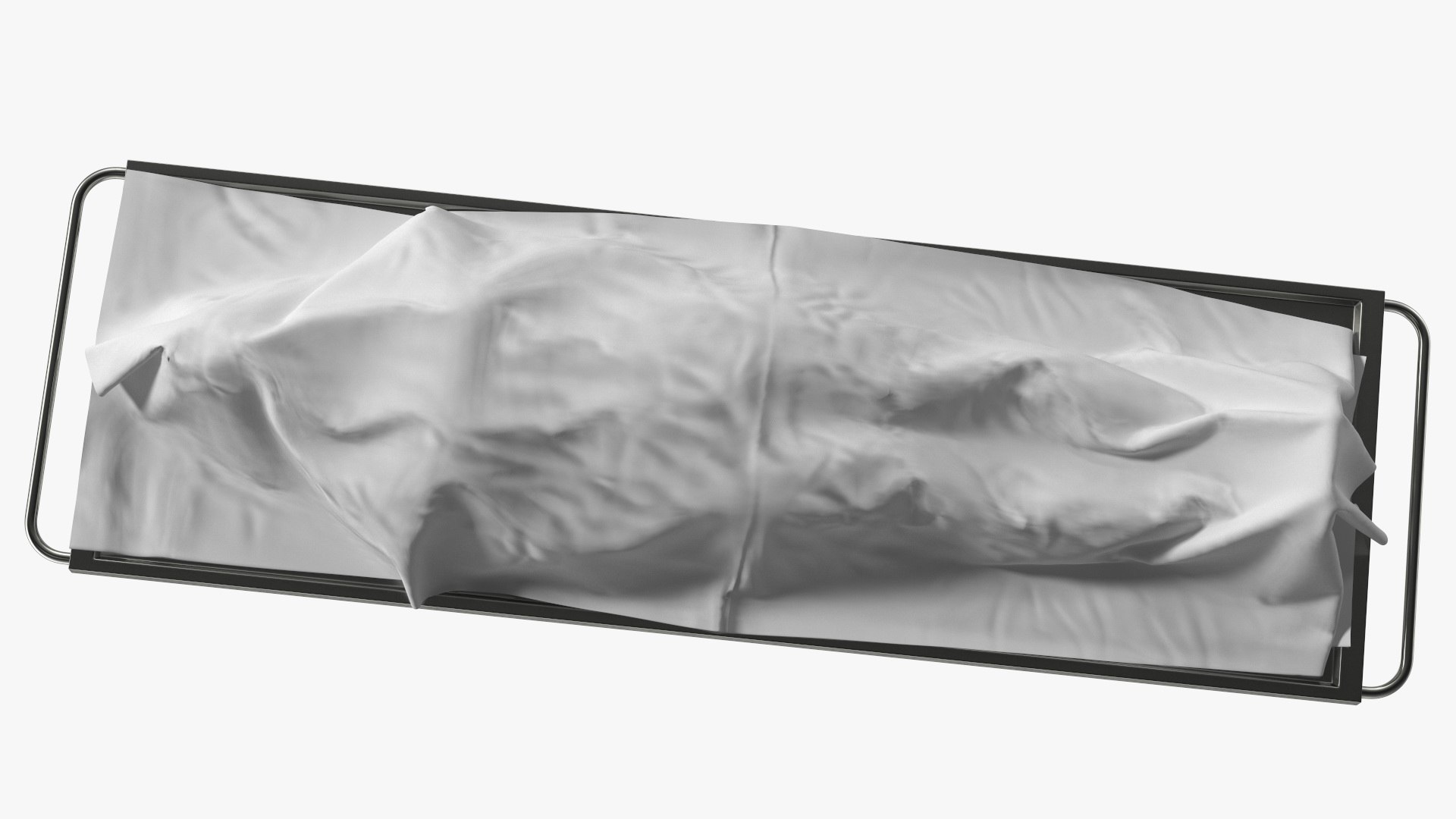Dead Man Body Covered with White Sheet model - TurboSquid 1975703