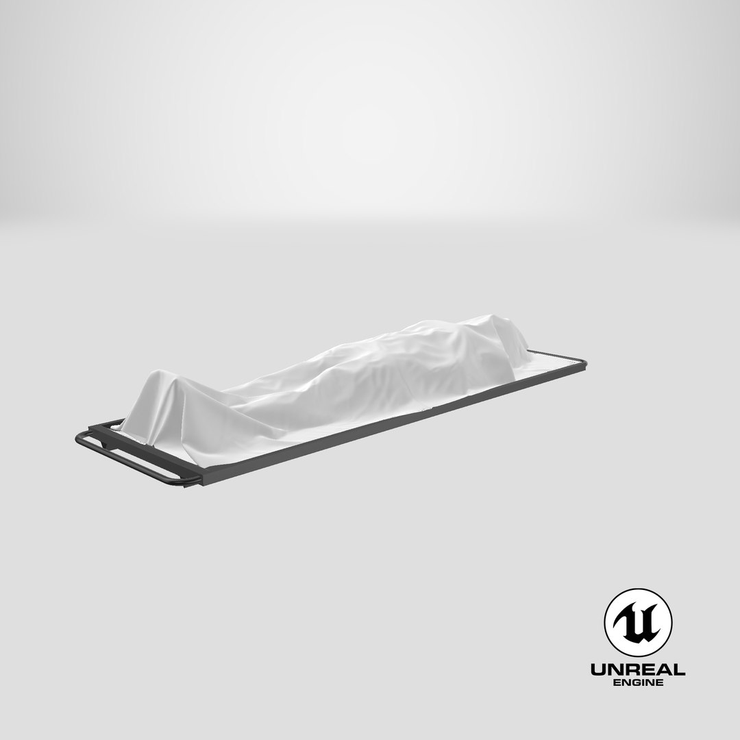 Dead Man Body Covered With White Sheet Model - TurboSquid 1975703