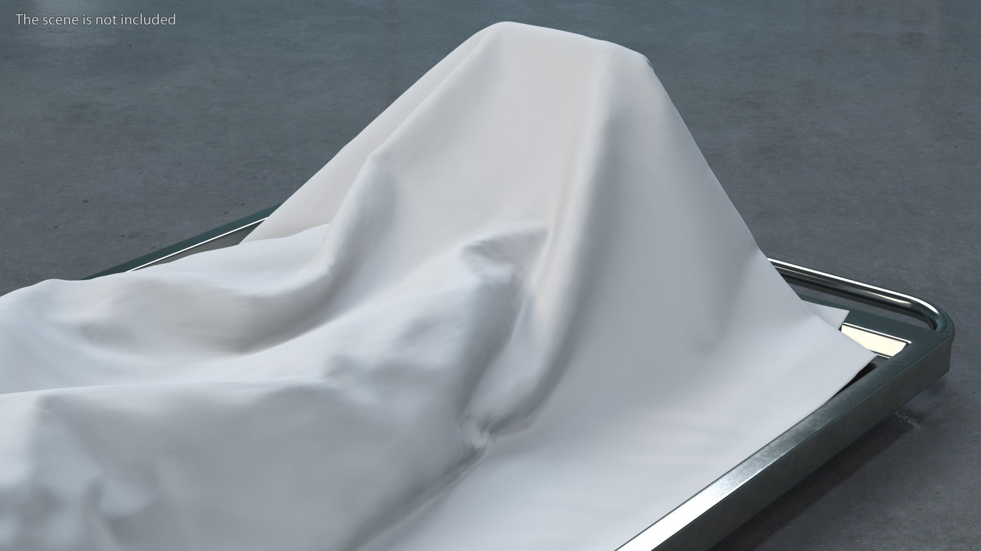 Dead Man Body Covered with White Sheet model - TurboSquid 1975703