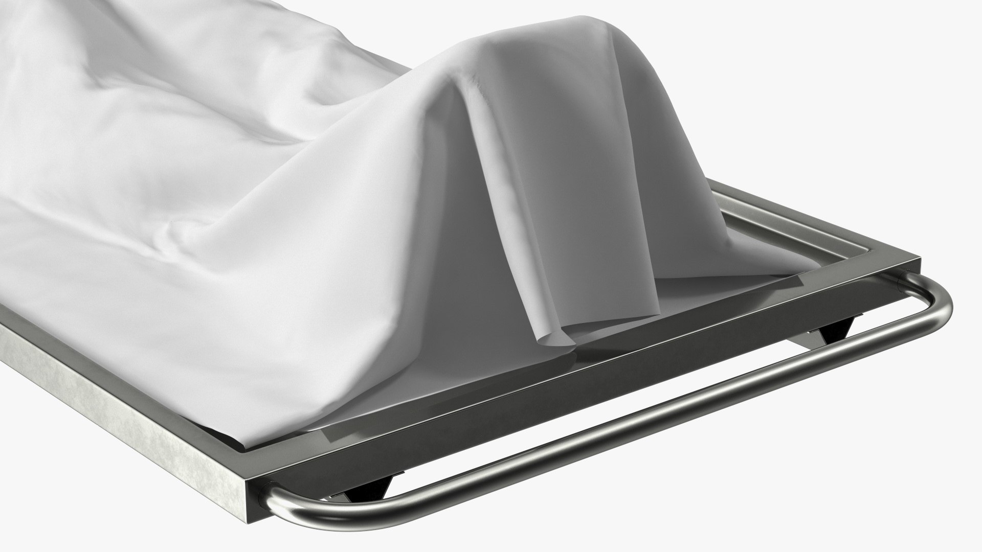Dead Man Body Covered with White Sheet model - TurboSquid 1975703