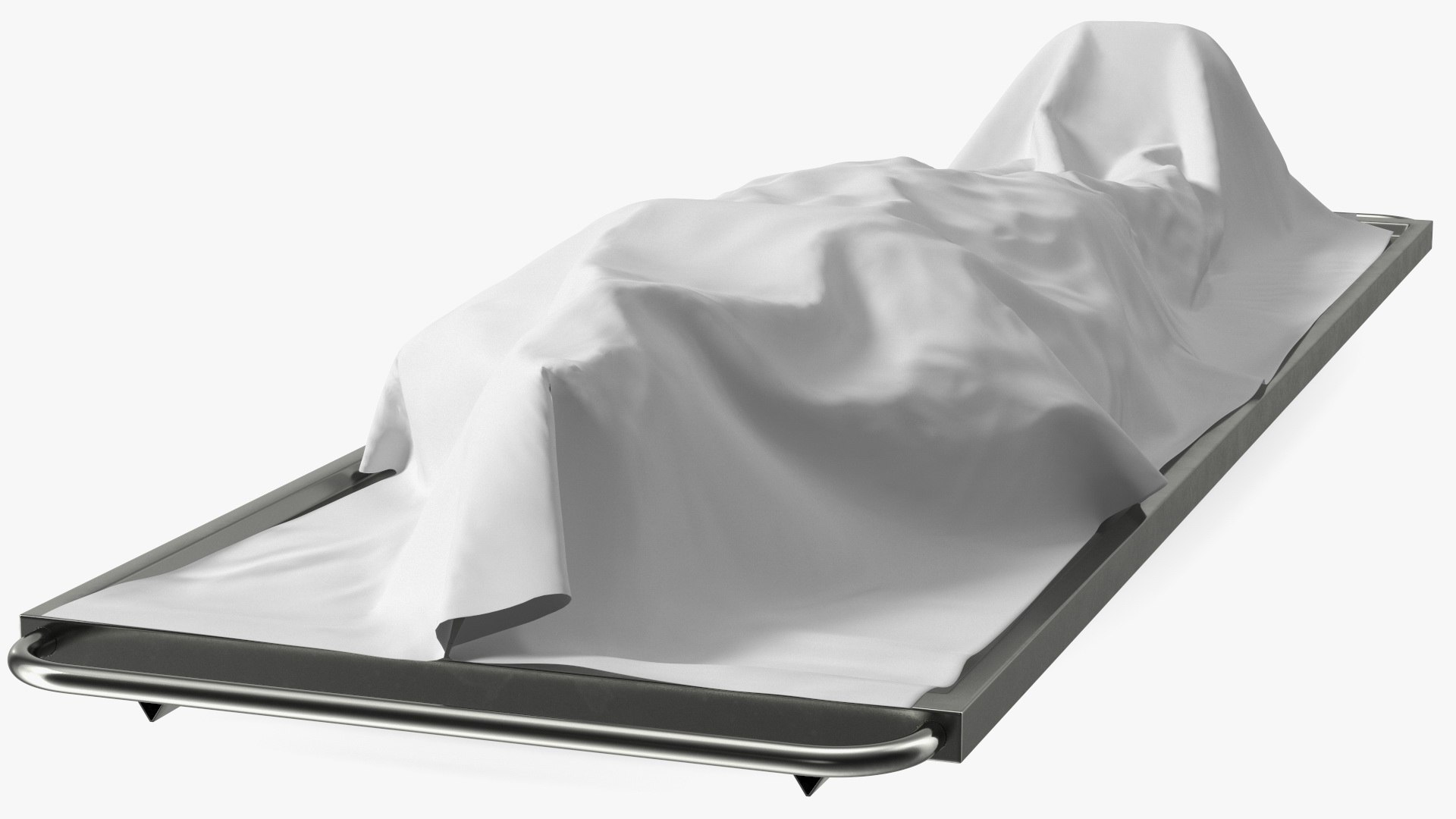 Dead Man Body Covered with White Sheet model - TurboSquid 1975703