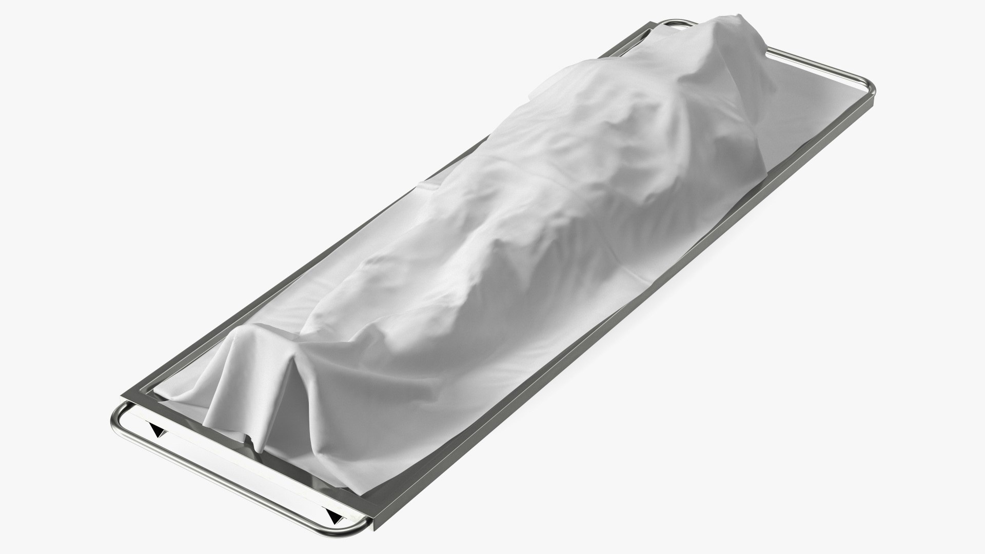 Dead Man Body Covered with White Sheet model - TurboSquid 1975703