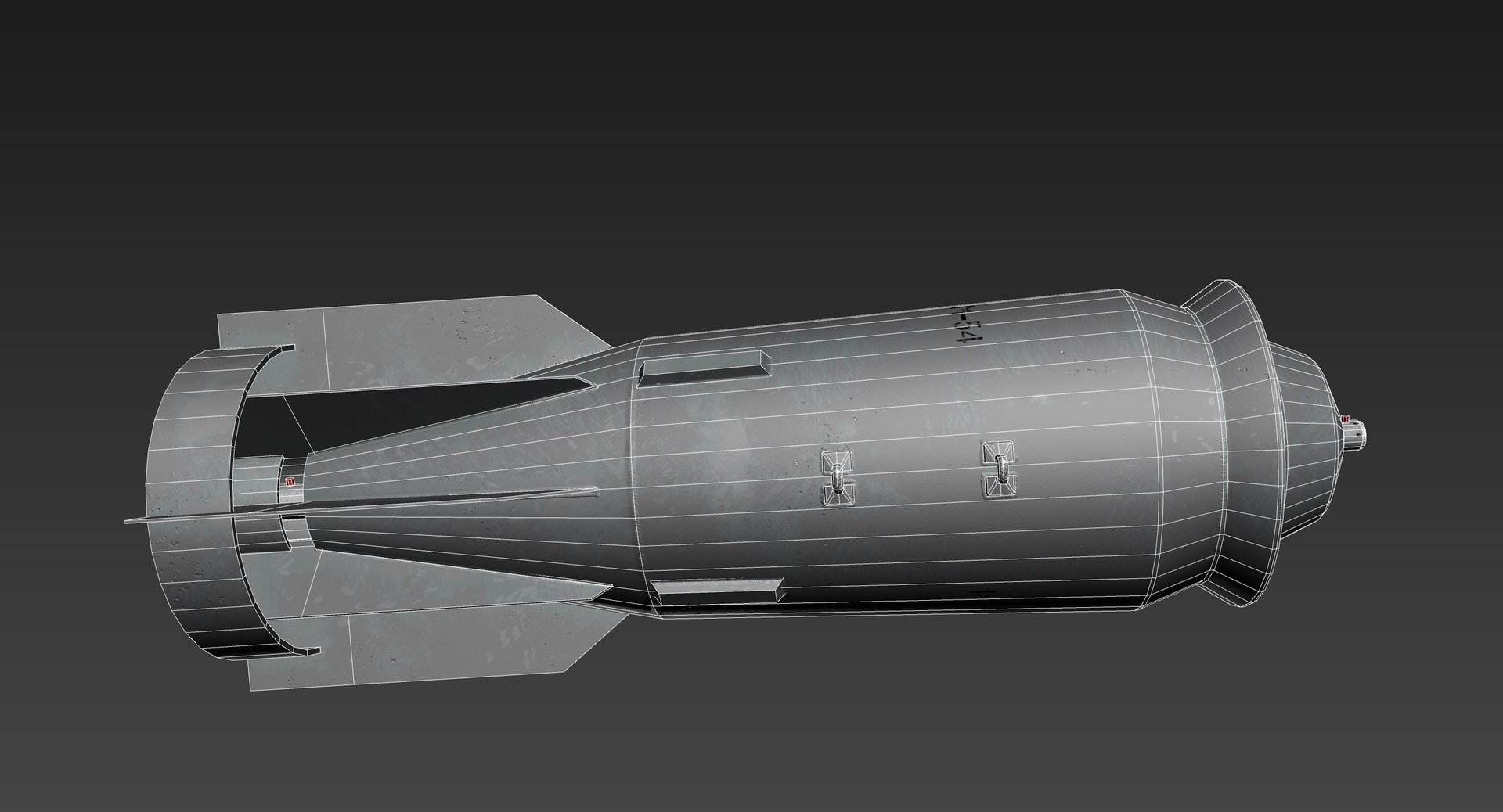 3D Model Fab-500 Soviet Russian Bomb - TurboSquid 1300594