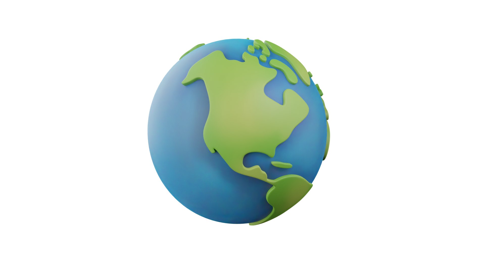 3D Model WORLD CARTOON STYLE - TurboSquid 2035427