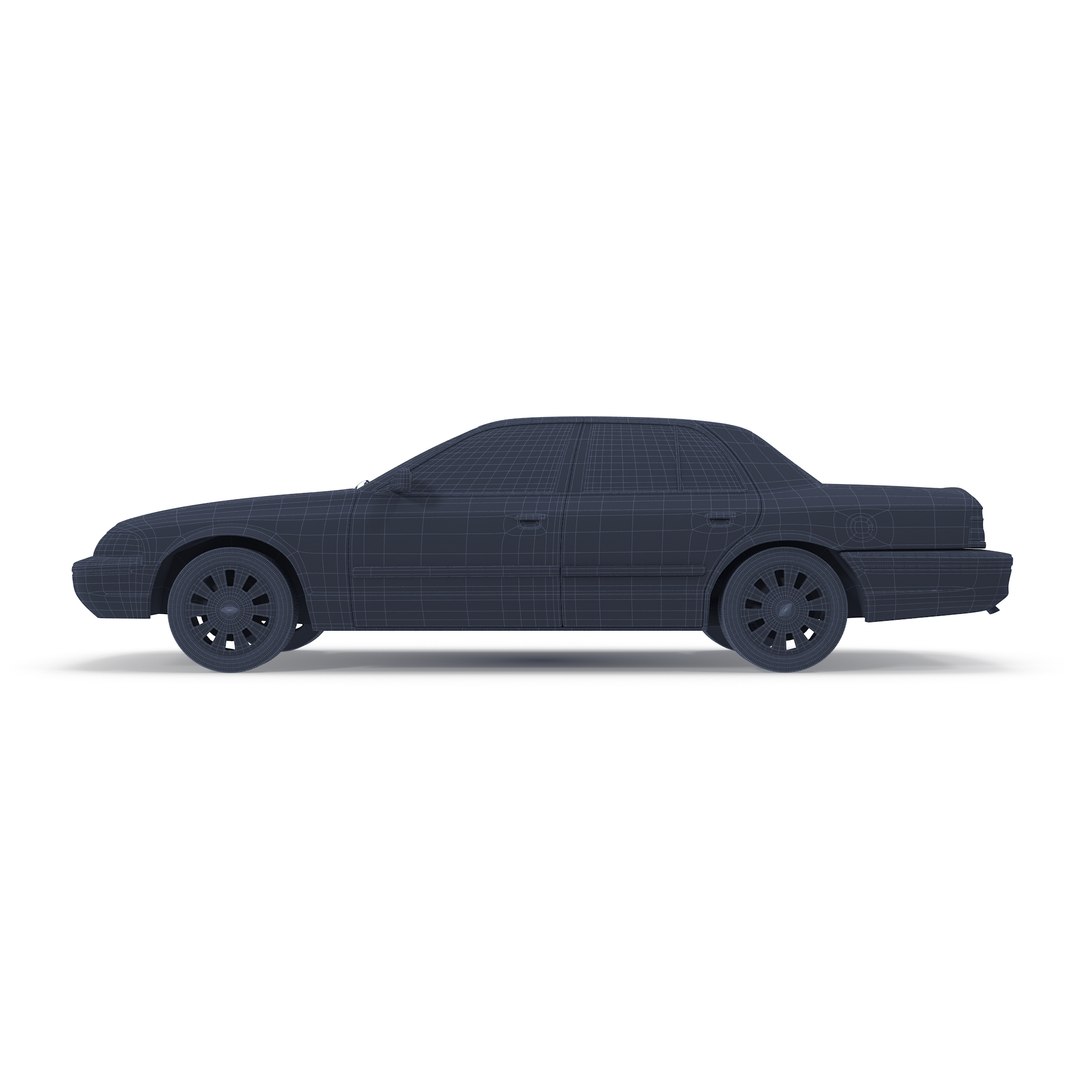 crown victoria 3d model