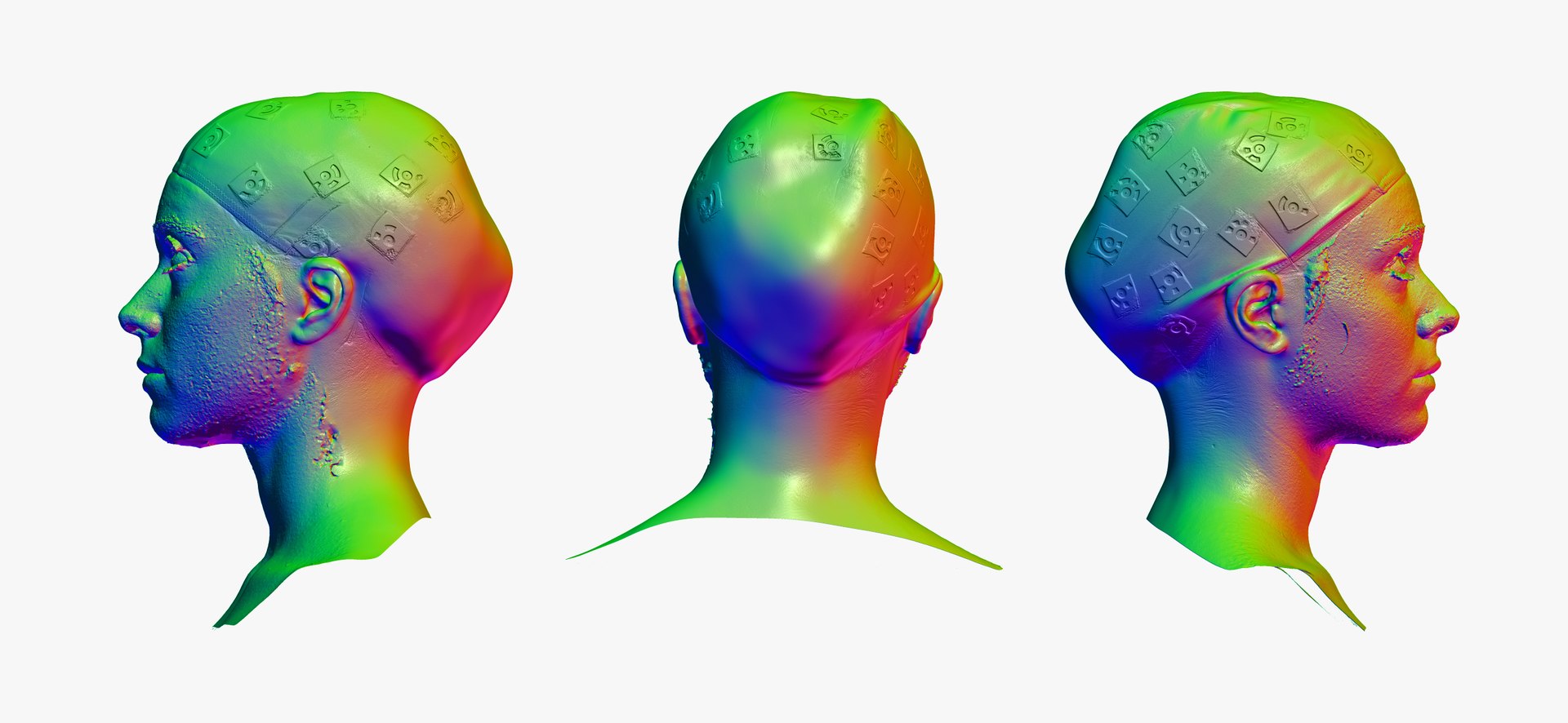 3D Model Head Human Eyes - TurboSquid 1683661