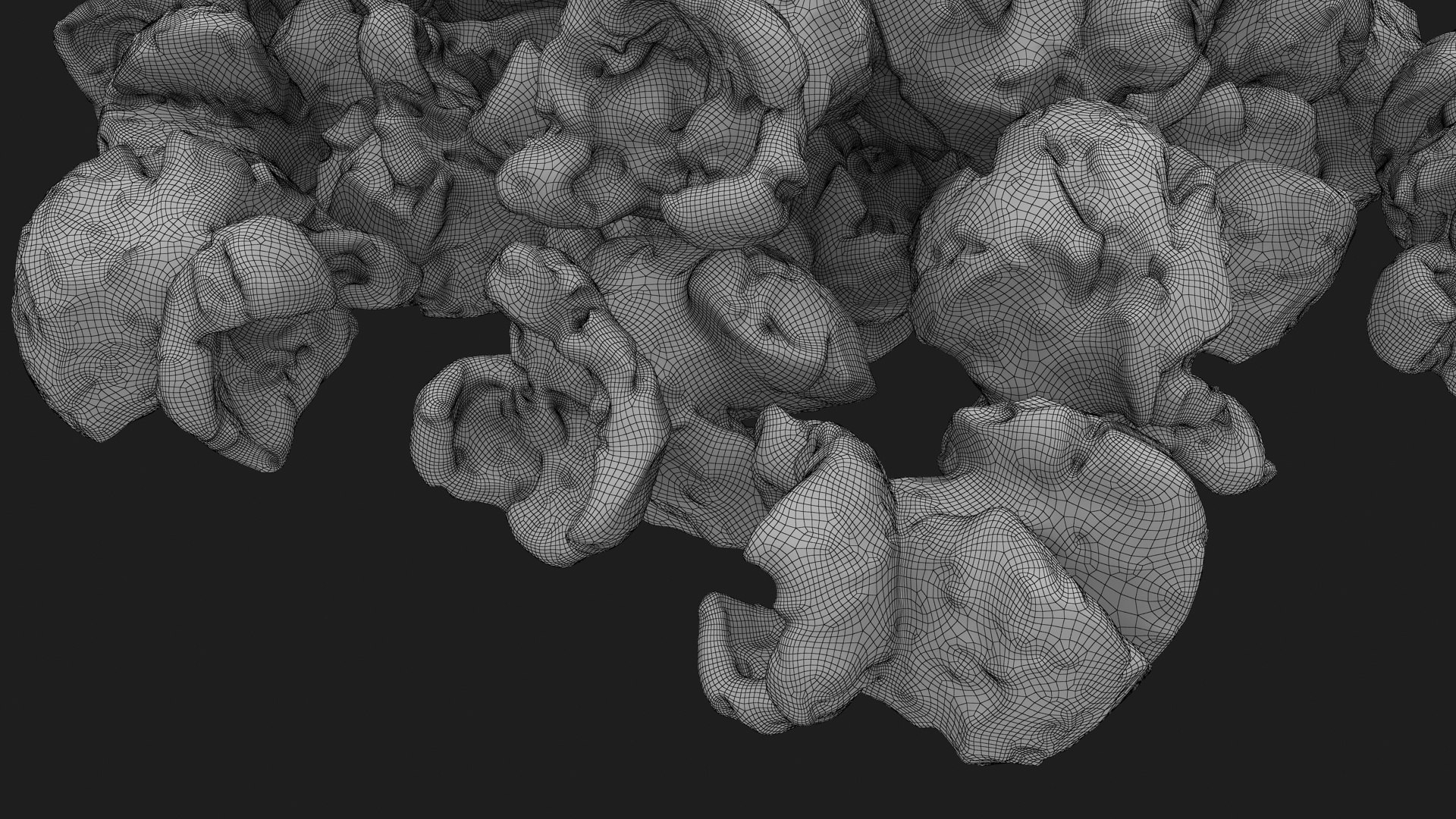 Popcorn 03 Pile 3D Model - TurboSquid 2256902