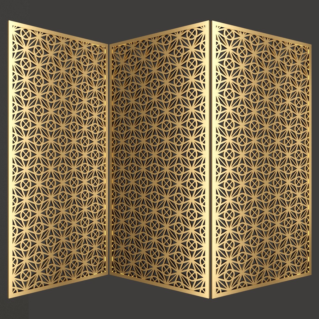 Decorative partitions model - TurboSquid 1501859