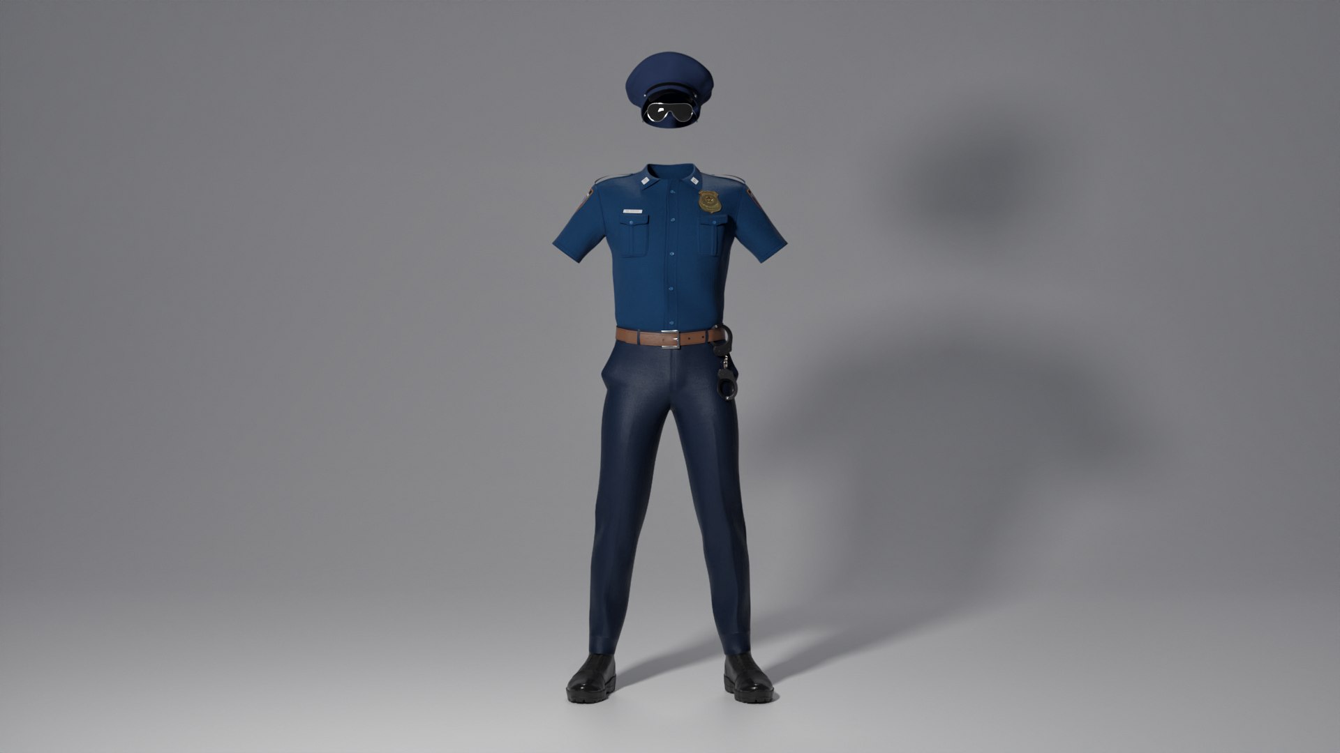 3D Police Outfit Daz3D Clo3D Blender Obj Fbx Model - TurboSquid 1915402