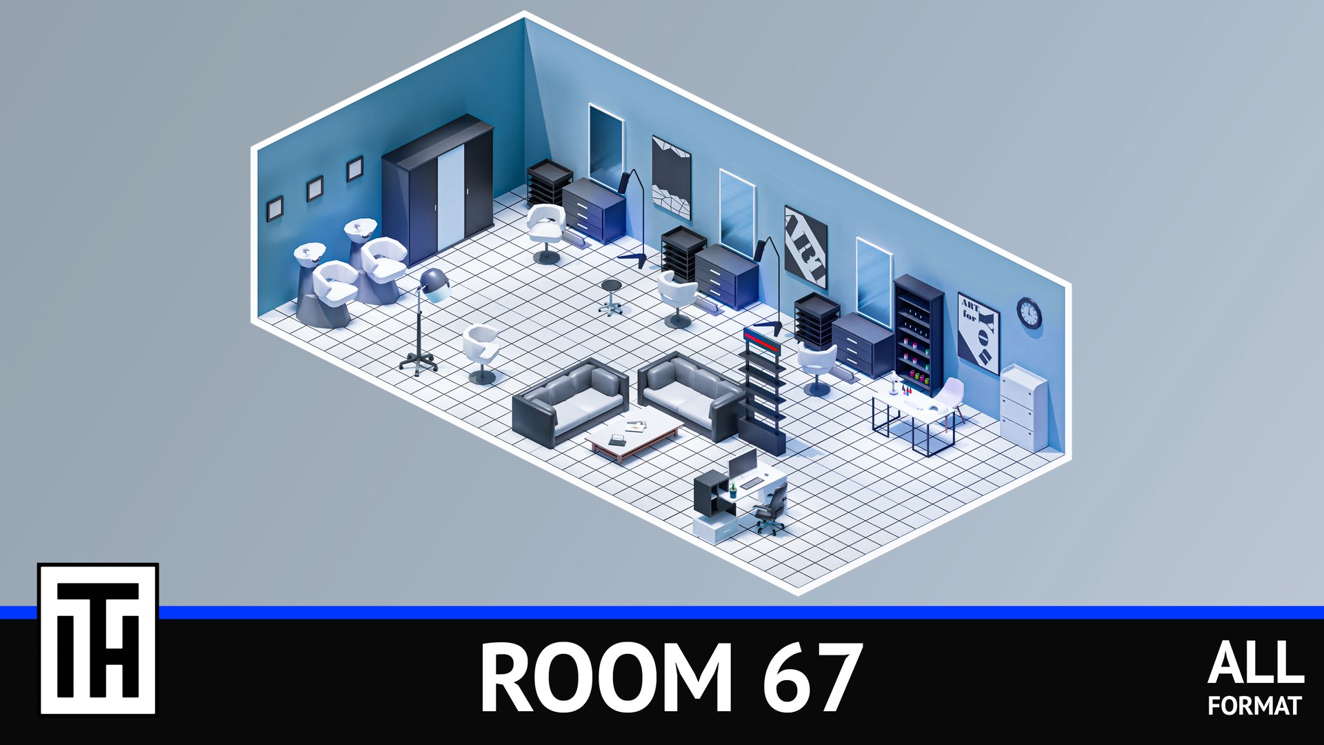 Room 67 3D Model - TurboSquid 2154243