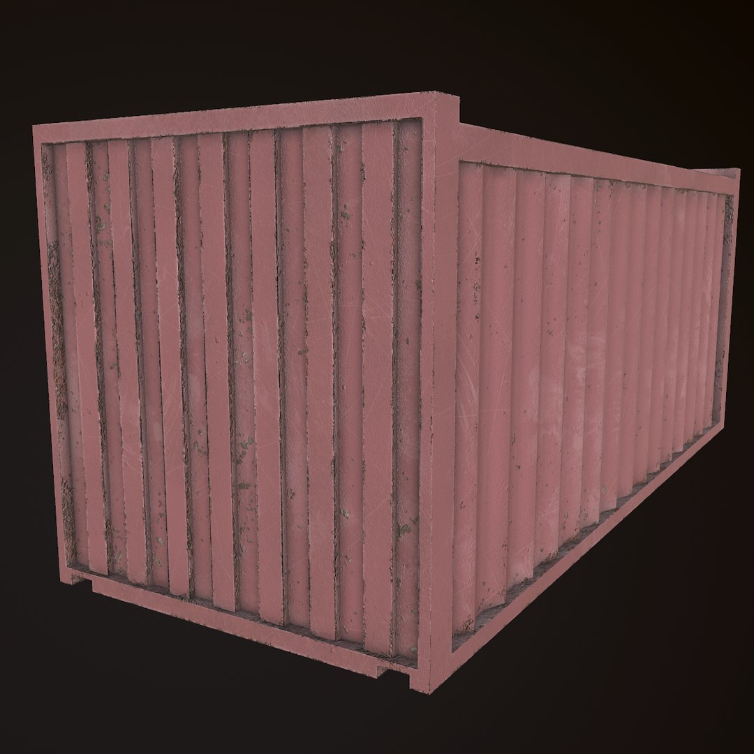 3D pbr ready shipping container model - TurboSquid 1237999