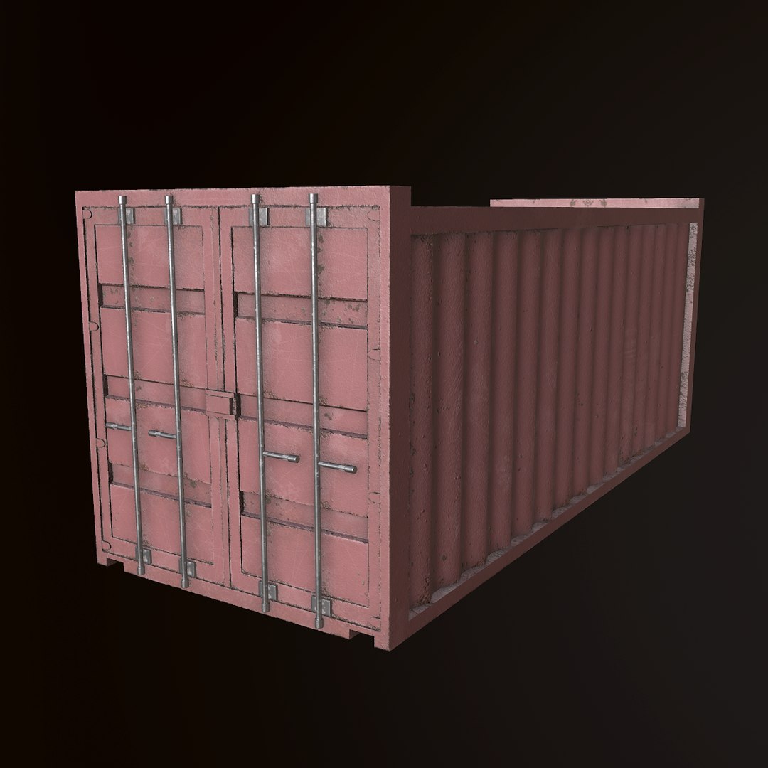 3D pbr ready shipping container model - TurboSquid 1237999