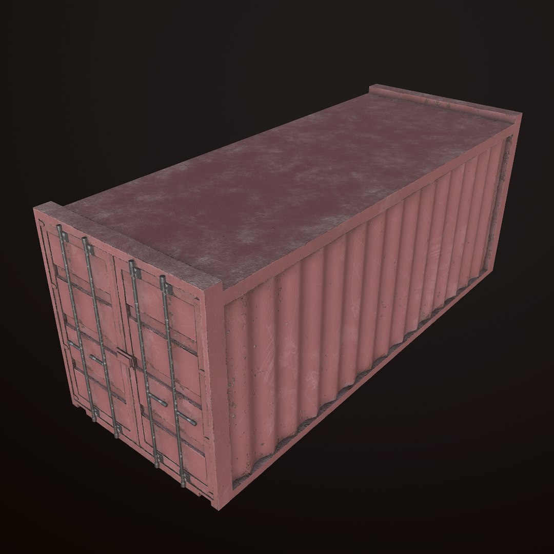 3D pbr ready shipping container model - TurboSquid 1237999