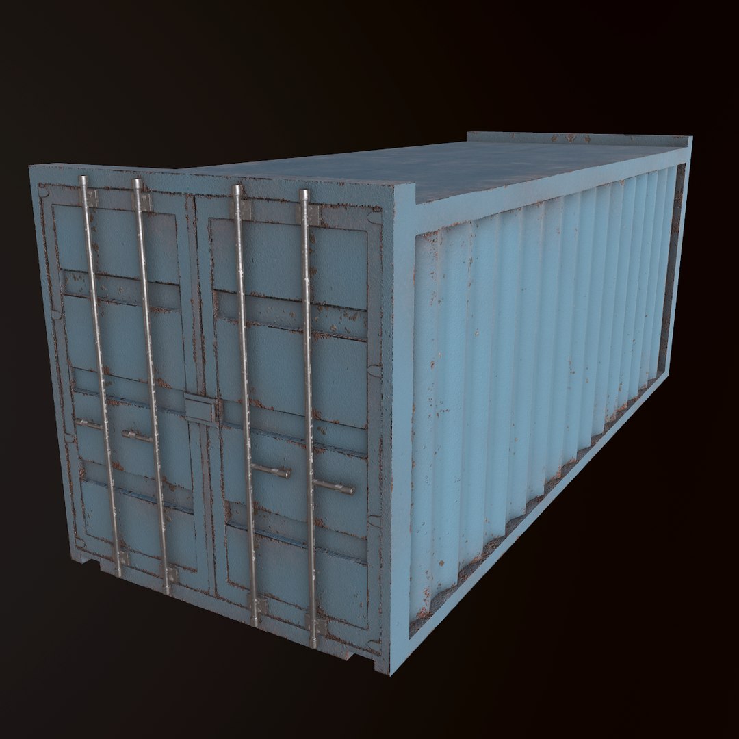 3D pbr ready shipping container model - TurboSquid 1237999