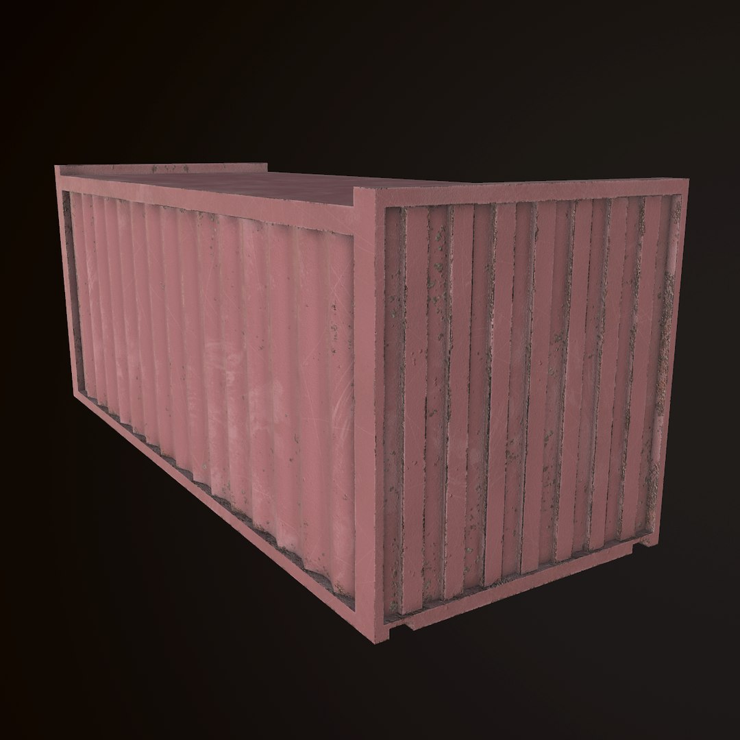 3D pbr ready shipping container model - TurboSquid 1237999