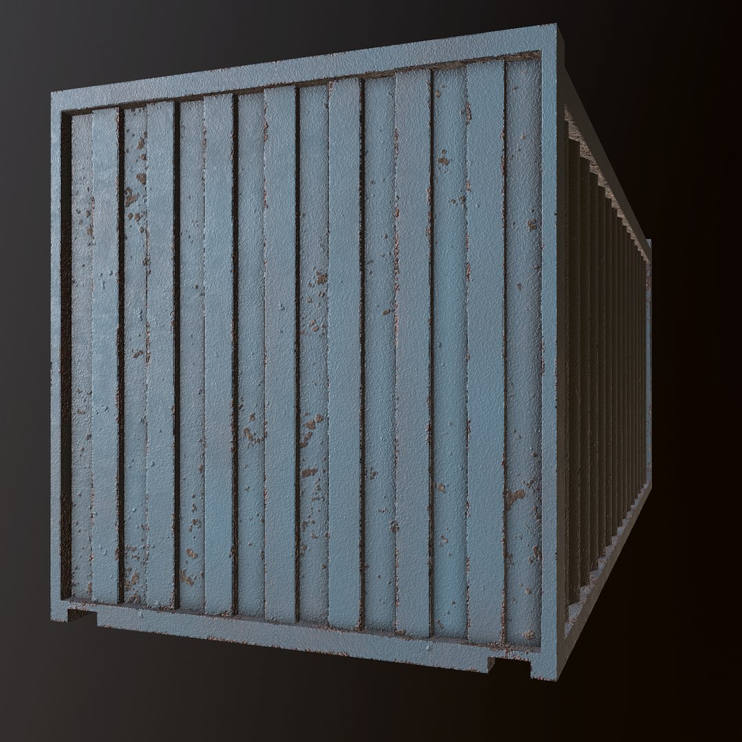 3D pbr ready shipping container model - TurboSquid 1237999