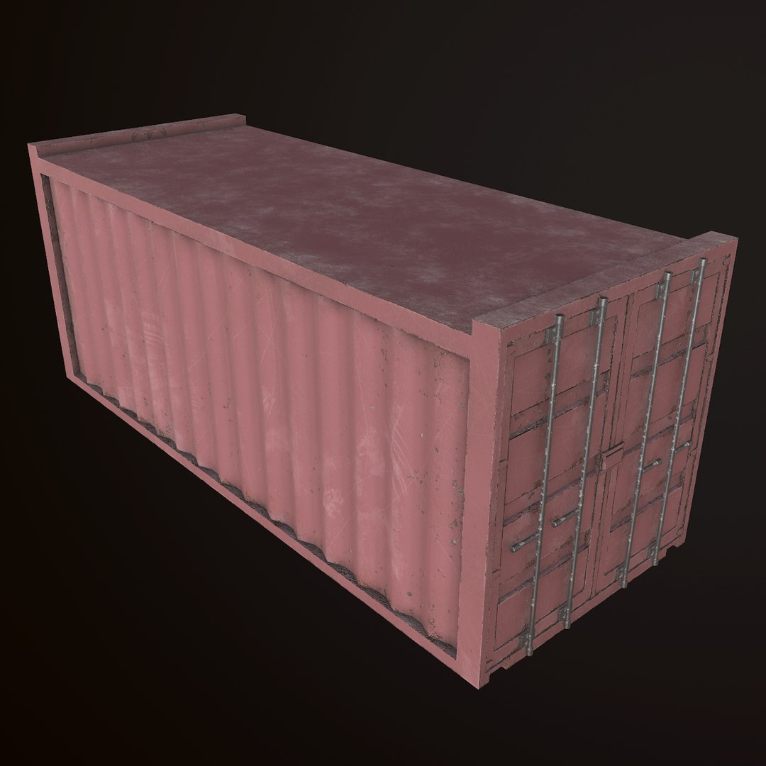 3D pbr ready shipping container model - TurboSquid 1237999
