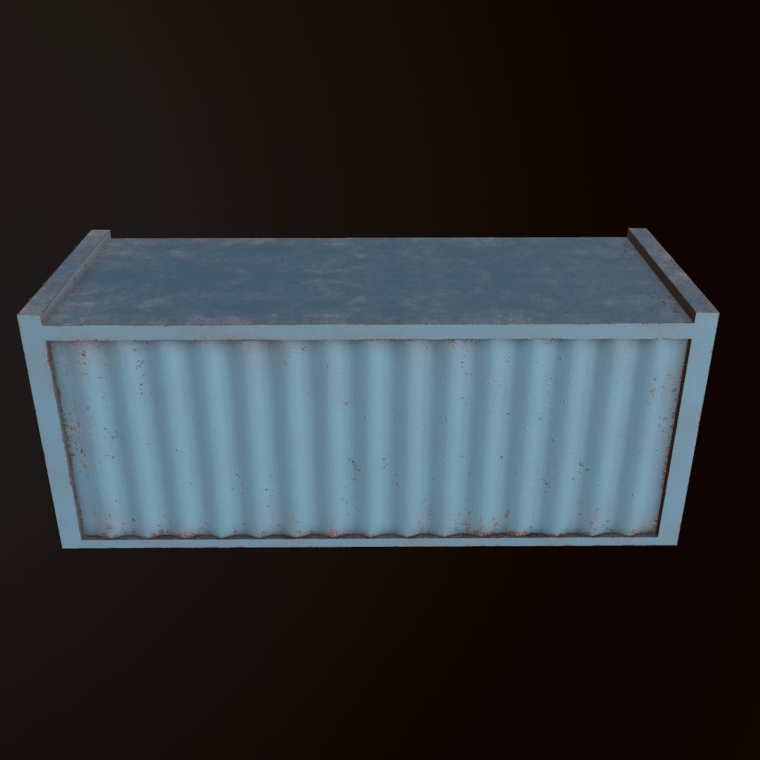 3D pbr ready shipping container model - TurboSquid 1237999