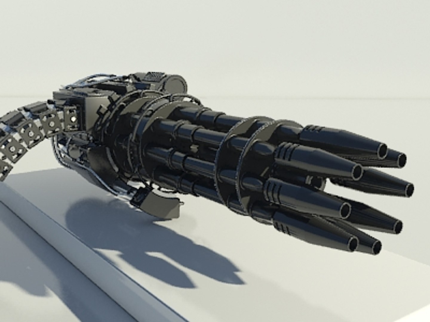 Gatling Gun - 3d Model