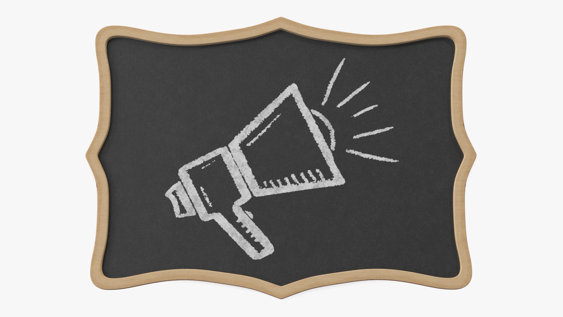 Hand-held Chalkboard Labels Model - TurboSquid 2152196