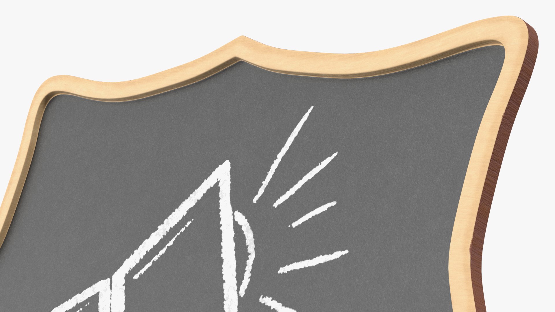 Hand-held Chalkboard Labels Model - TurboSquid 2152196