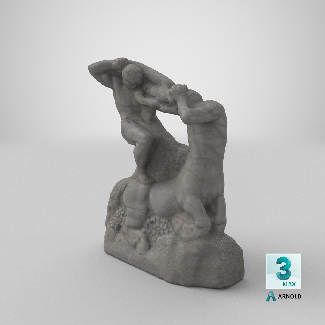 3D Battle of the Centaurs Monument - TurboSquid 1941161