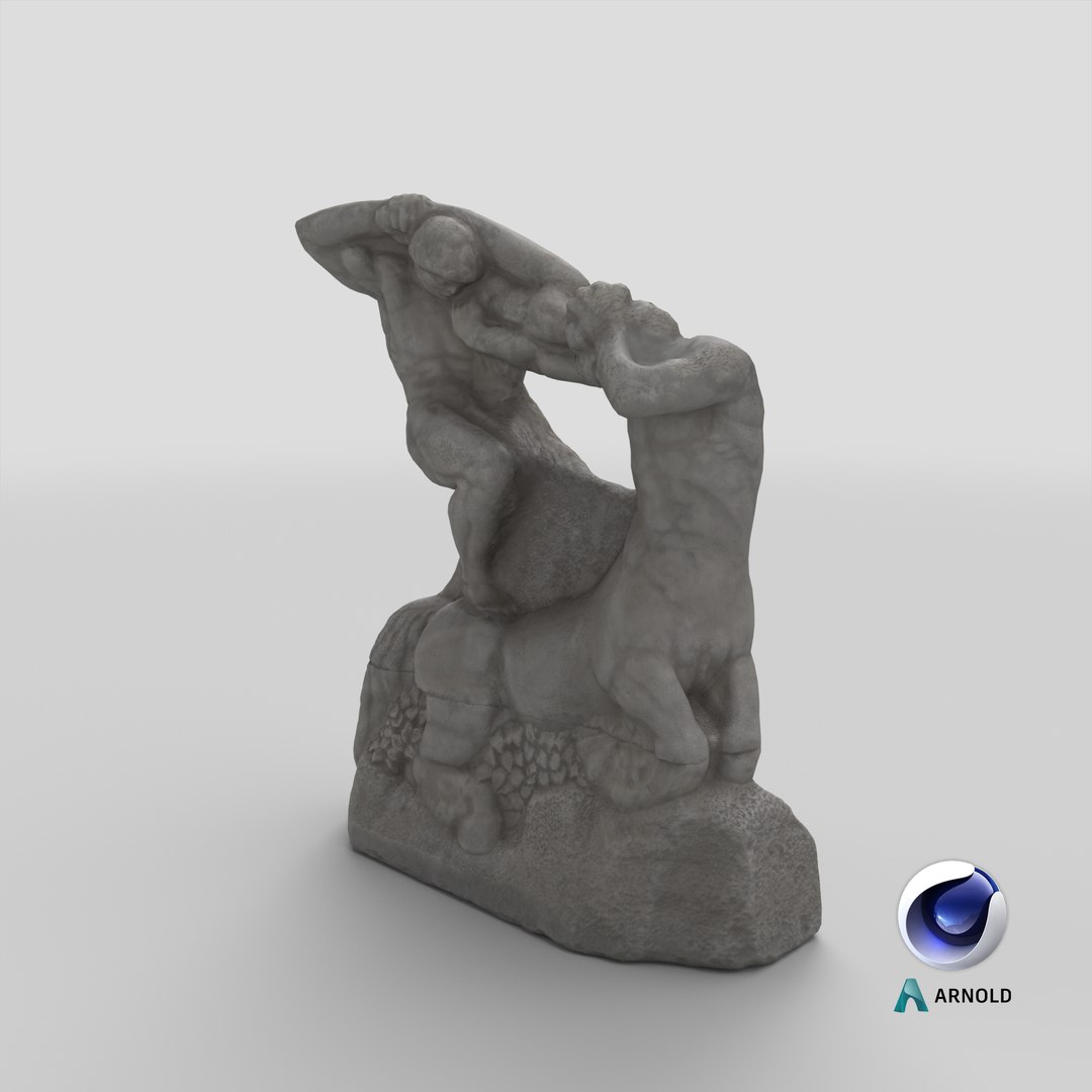 3D Battle of the Centaurs Monument - TurboSquid 1941161