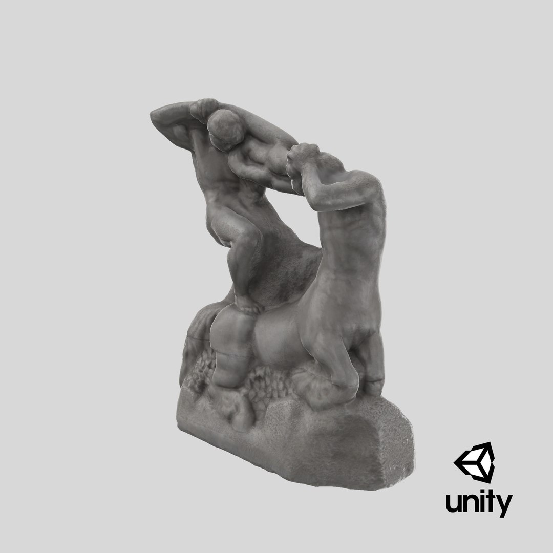 3D Battle of the Centaurs Monument - TurboSquid 1941161