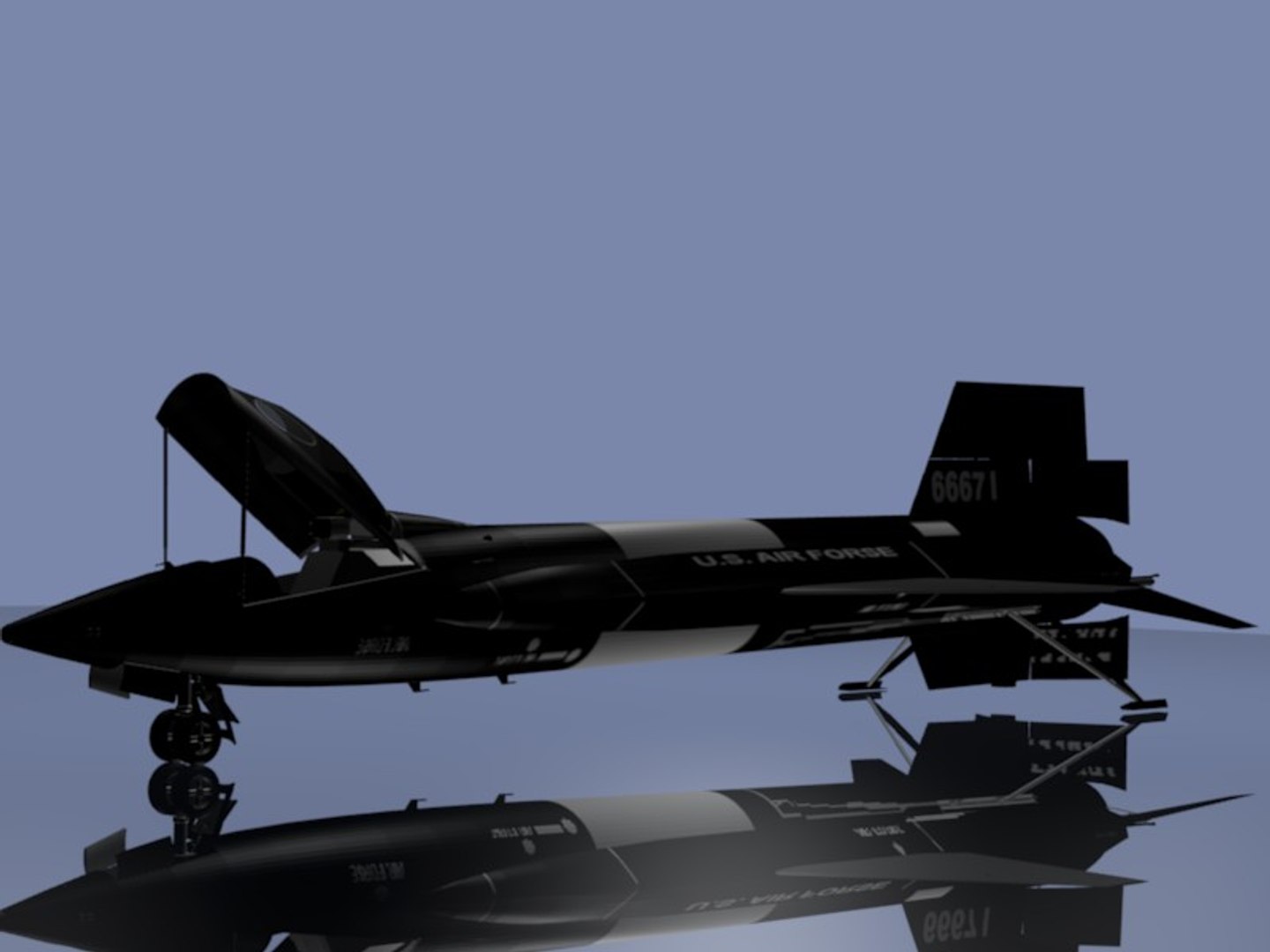 Free X 15 X-15 3d Model