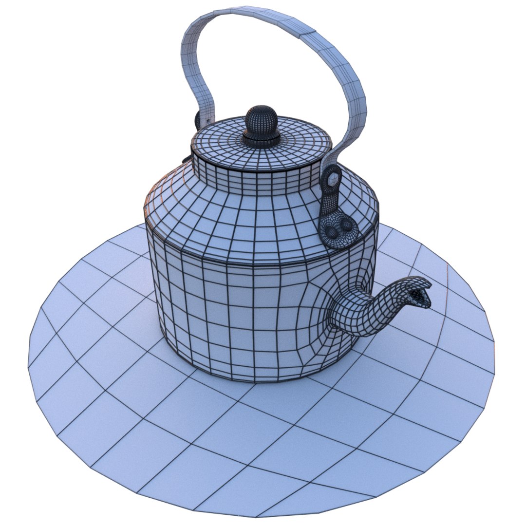 3D Tea Kettle Model - TurboSquid 1442683