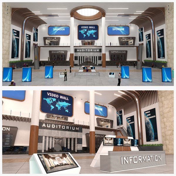 Convention Center 3D Models for Download | TurboSquid