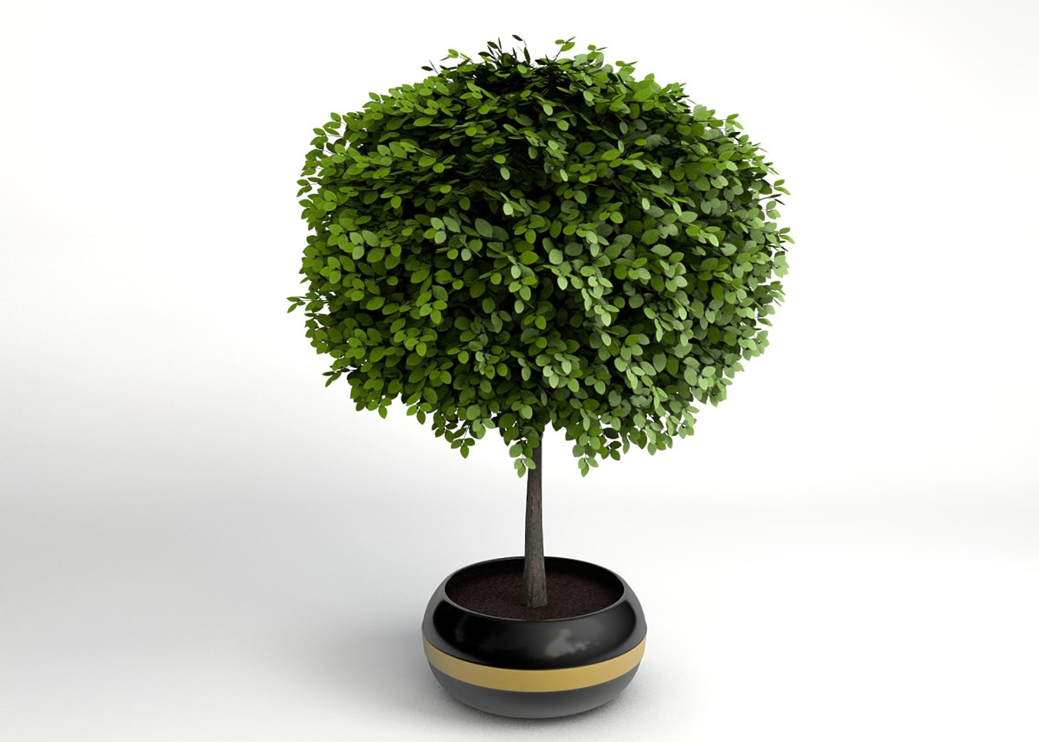 3ds Max Small Decorative Tree