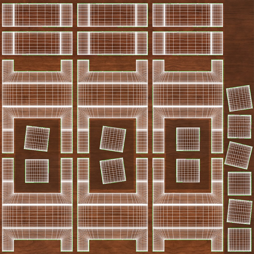 Wooden Puzzle 3d Model